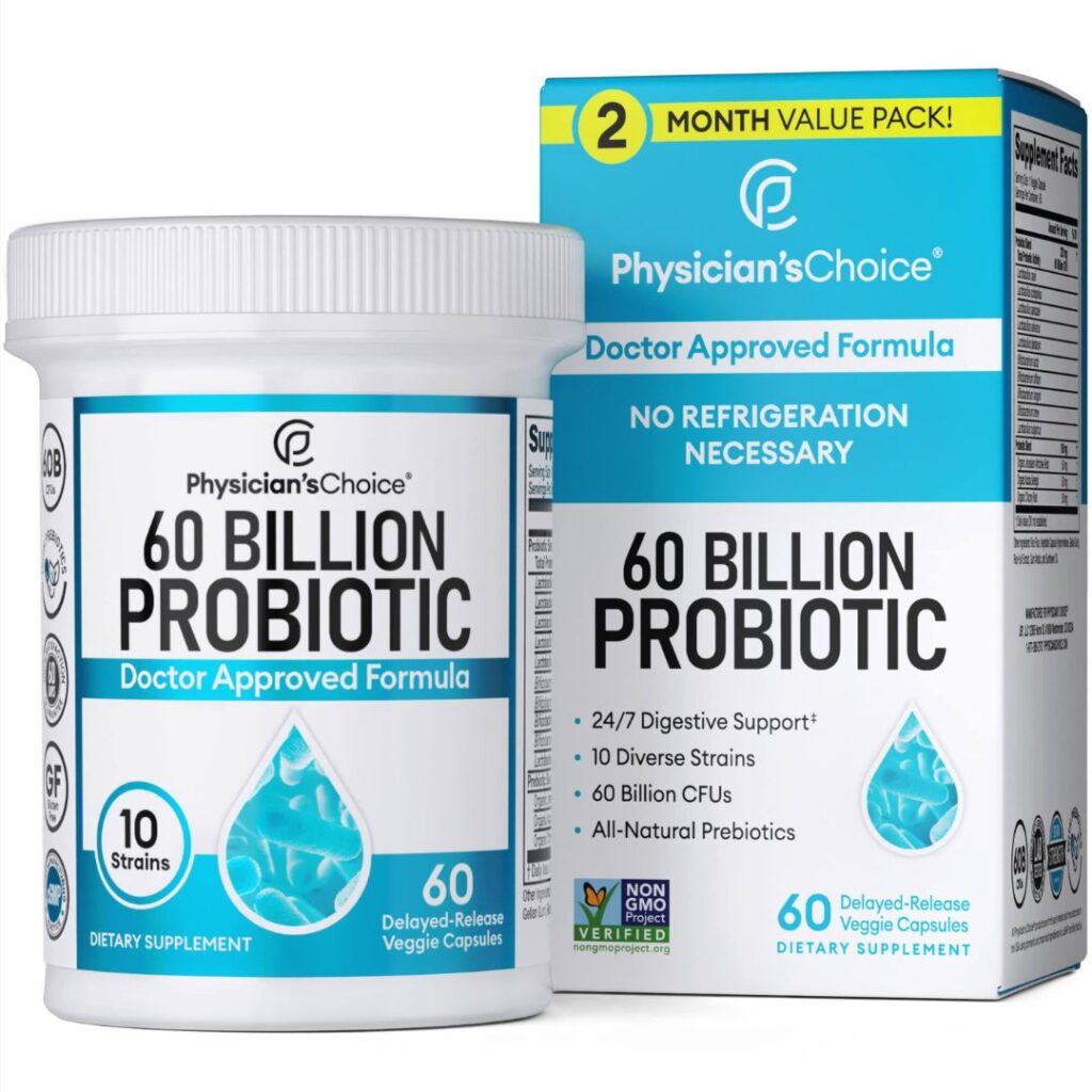 Best Probiotic Supplement on Amazon | Physician's CHOICE Probiotics 60 ...